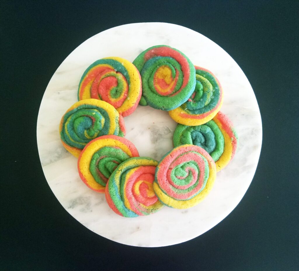 Rainbow Pinwheel Cookies (Recipe Inspired by THE THINGS SHE'S SEEN) - A ...